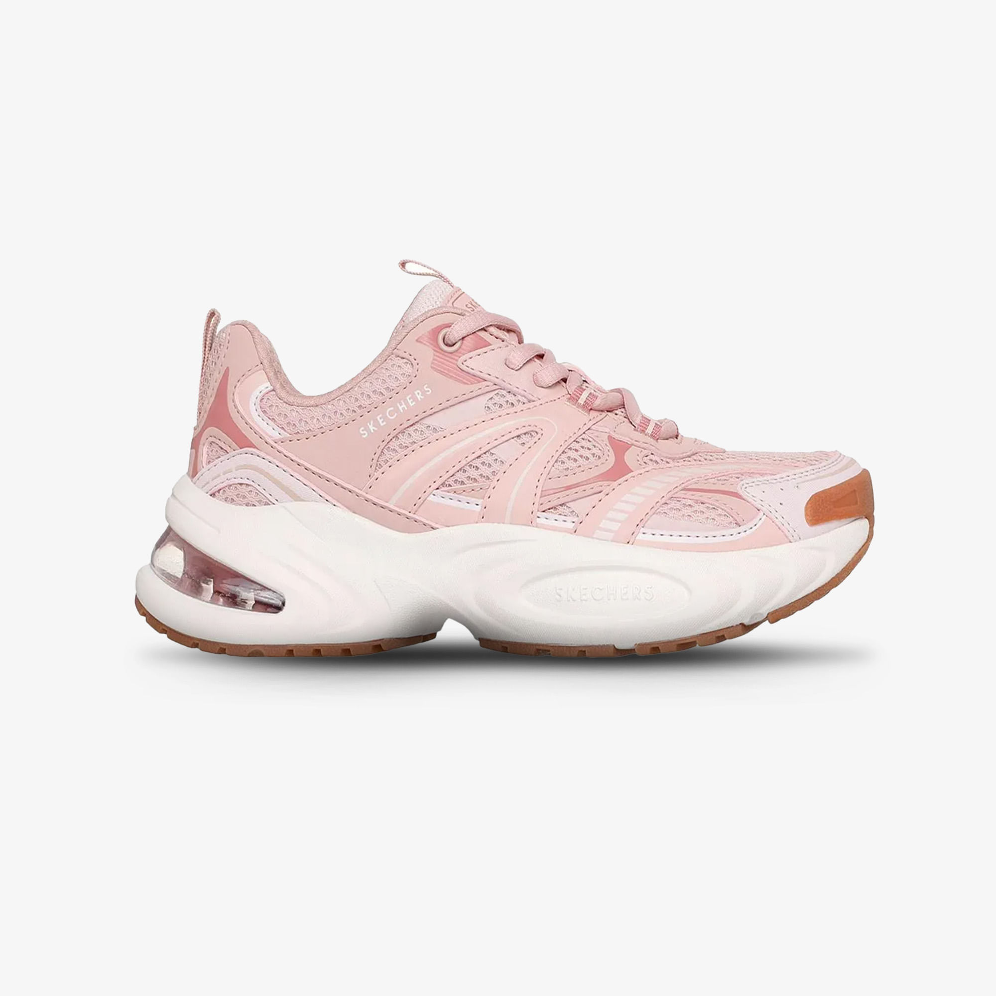 Tenis Skechers Uno Ryze Mujer Rosado Blanco